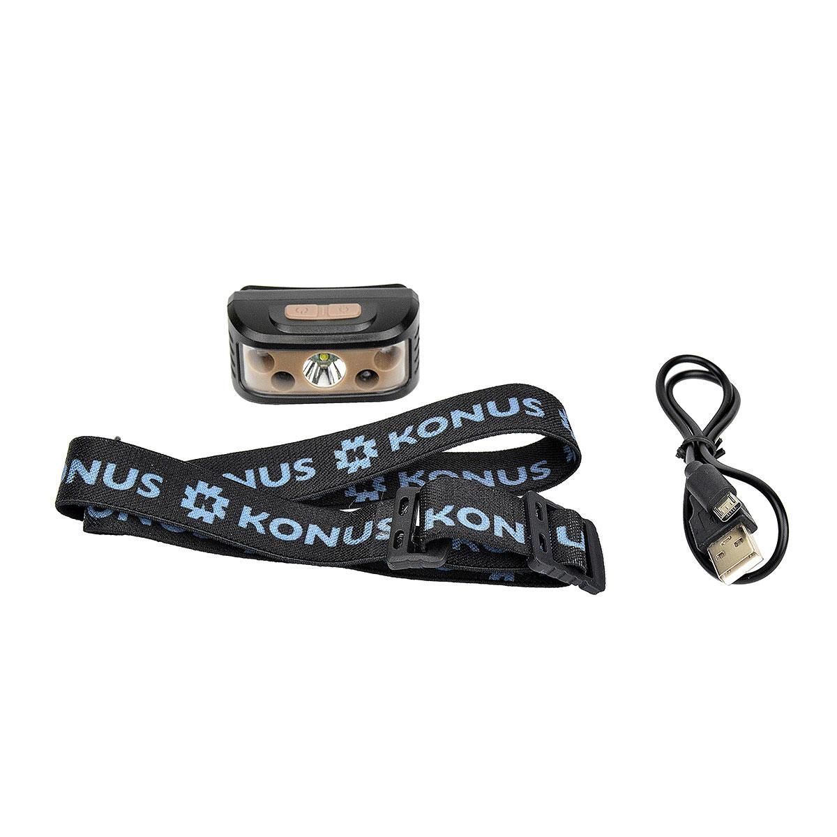 KONUS KONUSFLASH-7 Headlamp (236 Lm) Sensor USB Rechargeable buy in ...